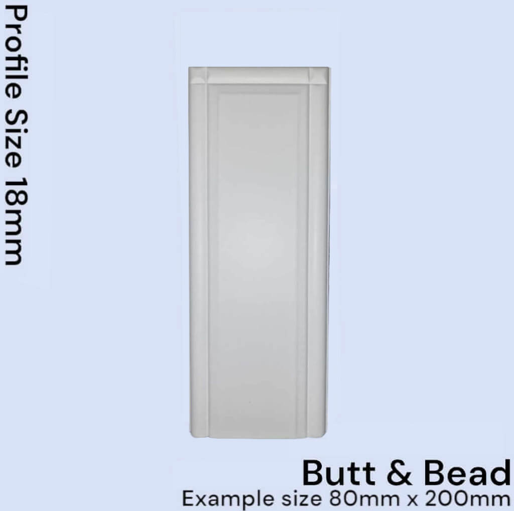 MDF Butt & Bead Plinth Blocks | Skirting Boards Direct