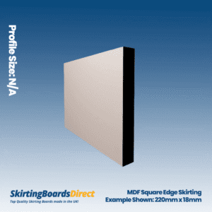 MDF Square Edge Skirting Boards | Skirting Boards Direct